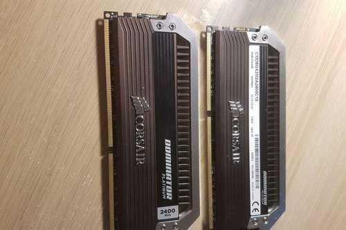 Corsair dominator platinum ddr3 2400 MHz 8 gb(2x4)