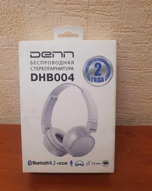 Новые Bluetooth наушники denn DHB004