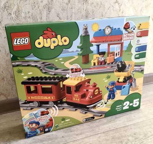 Lego duplo Town Поезд на паровой тяге (10874)