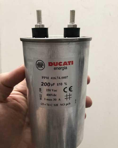 Конденсатор Ducati energia PPM 416.74.0007 | Festima.Ru - Мониторинг ...