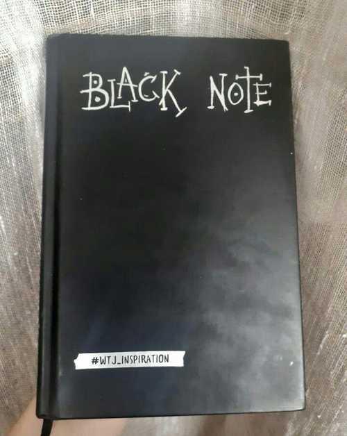 Black note WTJ черный блокнот