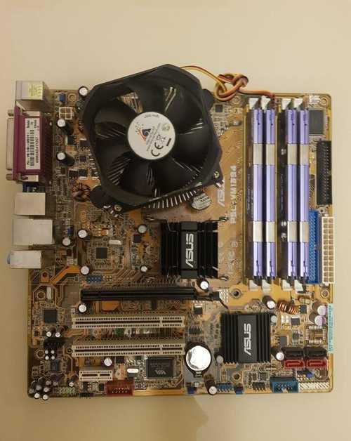 Продам комплект на LGA775 Core 2 Duo ram 4GB