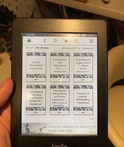 Электронная книга Amazon Kindle Paperwhite 4gb