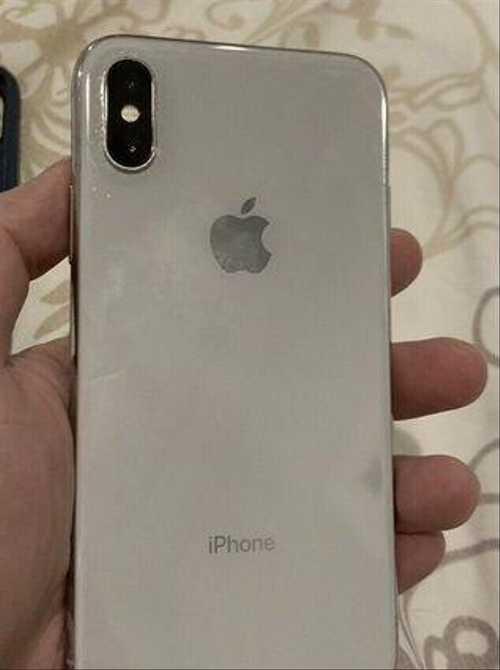 iPhone x silver 256gb