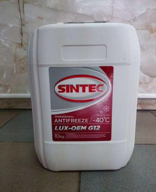 Антифриз sintec lux. Синтек Люкс g12 10 кг. Sintec антифриз g12 красный. 756665 Sintec. Антифриз Sintec 10л.