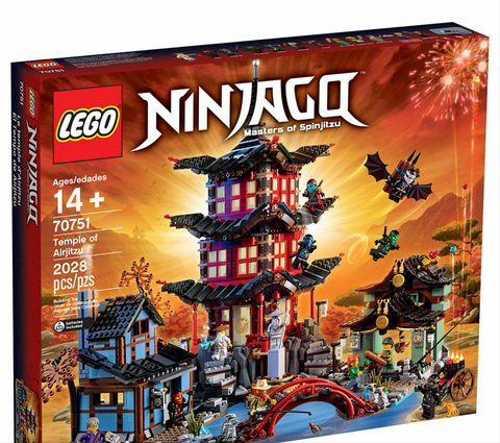 Lego Ninjago 70751 Храм Аэроджитцу (новый)