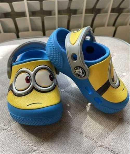 Сабо crocs funlab minions clog