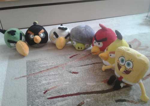 Продам мягкие игрушки Angry Birds