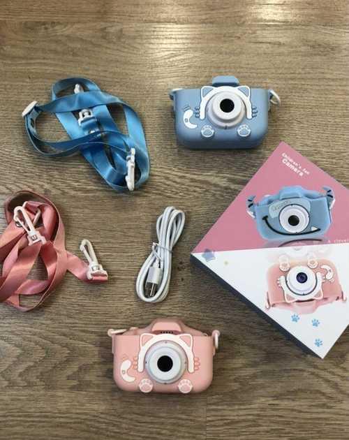 Детский цифровой фотоаппарат Котик Детская Камера