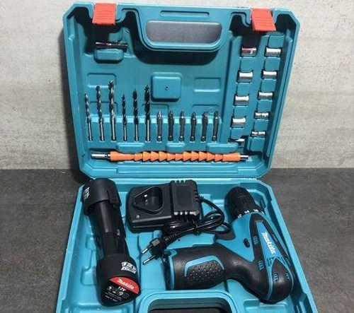 Шуруповерт makita 12v с набором