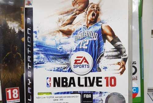 Ps3 NBA live 10 б.у
