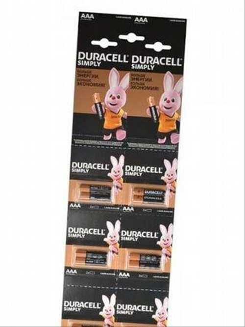 Батарейка Duracell simply LR03/LR6