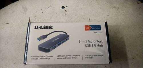 USB концентратор d-link DUB-1325