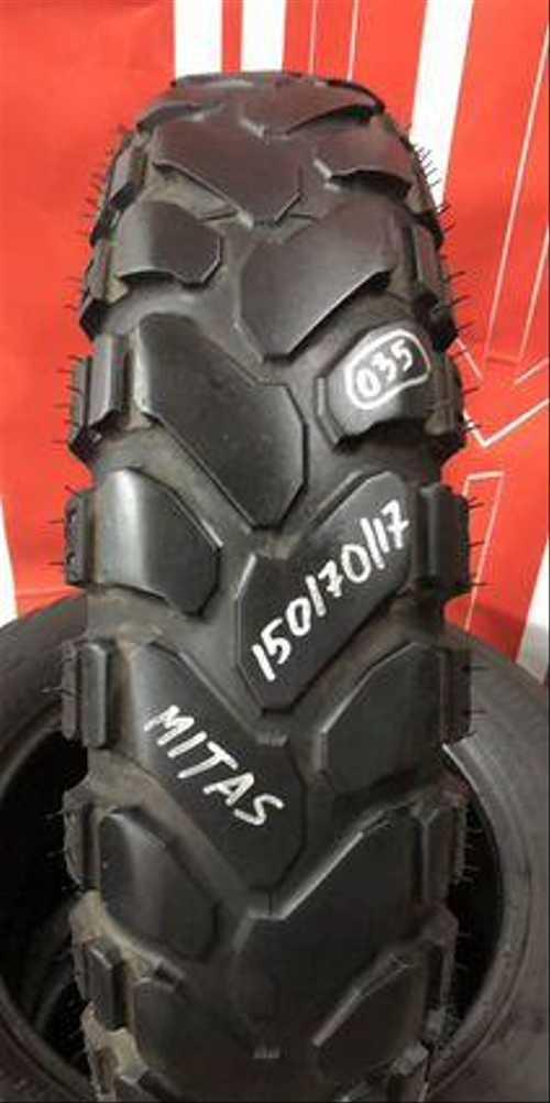 Мотошина 150/70 R17 б/у Mitas E-07+