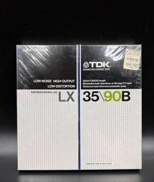 Запечатанная катушка с плёнкой TDK LX 35/90B