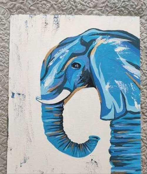Интерьерная картина "Слон"