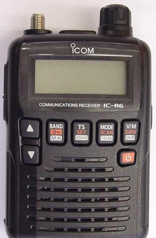 Icom IC-R6 кв+ укв маленький 200гр. радиосканнер