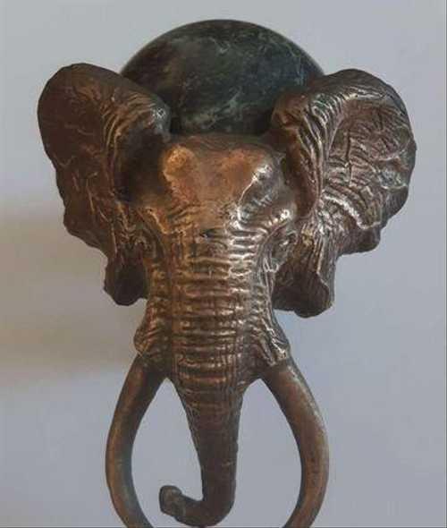 Бронзовая статуэтка слона