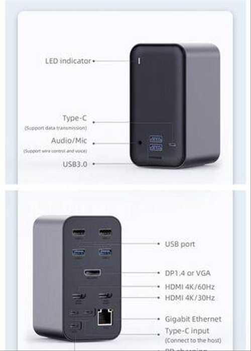 USB hub (Док-станция) hagibis