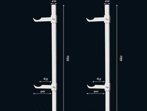 Кронштейн для напольного крепления радиатора