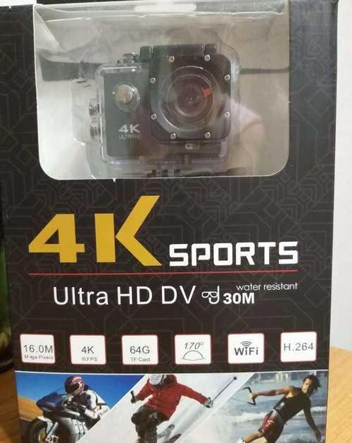 Action camera 4k sports ultra HD DV water resistan