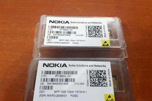 Трансивер fosc nokia sfp 1GE 1310nm l
