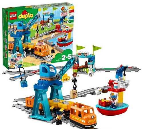 Lego Duplo 10875 Грузовой поезд (новый)