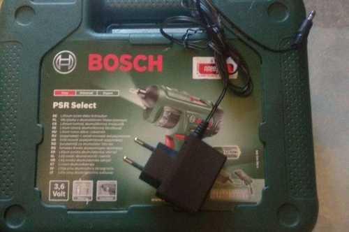 Зарядка от шуруповерта Bosch PSR Select