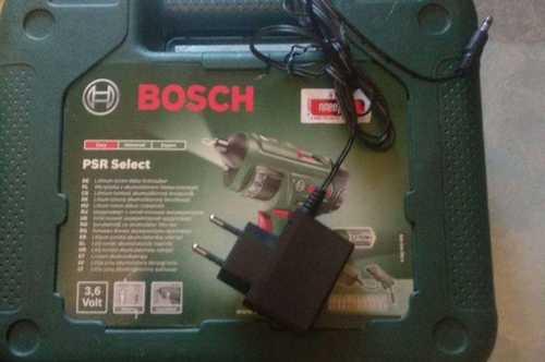 Зарядка от шуруповерта Bosch PSR Select