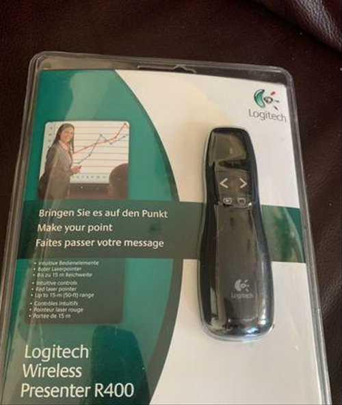 Презентер logitech Wireless Presenter R400