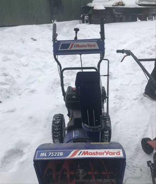 Снегоуборщик Master Yard ML 7522B