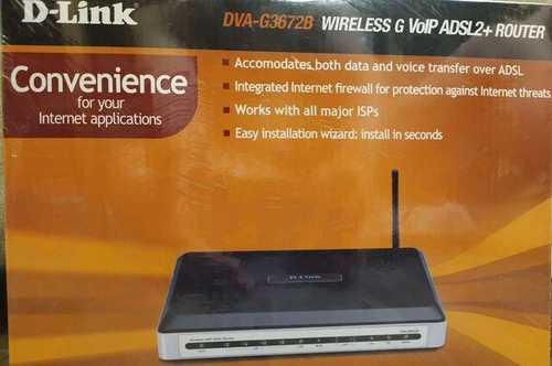 Wifi роутер D-Link DVA-G3672B