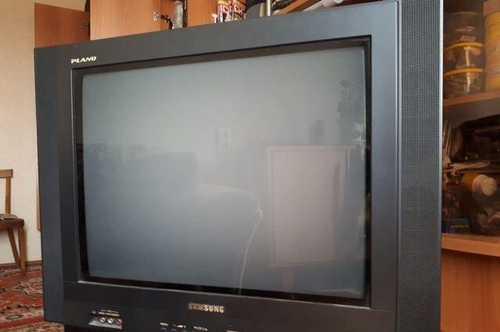 Продам телевизор самсунг кинескоп плоский