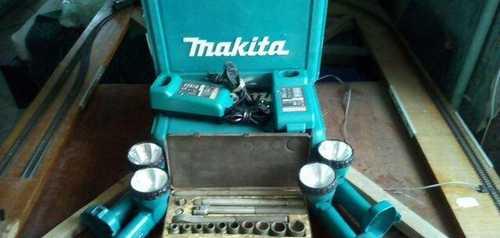 Инструменты Мakita, фонари кейсы зарядки