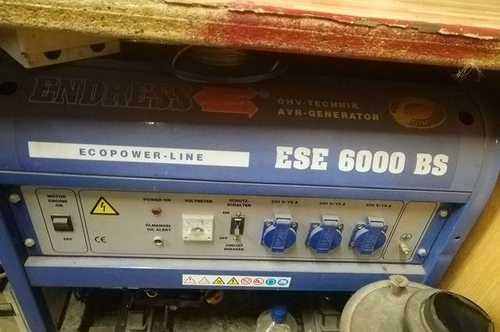 Бензогенератор Endress ESE 6000 BS, (5500 Вт)