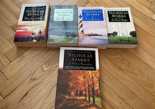 Nicholas Sparks. Серия книг на английском языке