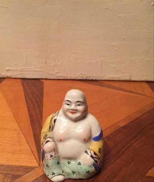 Улыбающийся Будда Фарфор Китай Фигурка Фигура