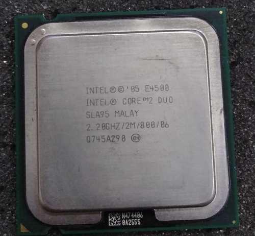 Процессор Intel Core2 Duo E4500 E4600 E6550 E8500