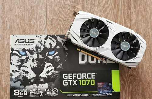 Asus Dual GTX1070, 8Gb, коробка