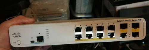 Коммутатор Cisco PoE WS-C2960C-8PC-L