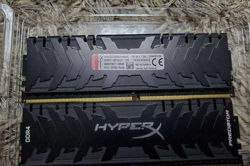 Оперативная память ddr4 16gb hyperx predator 3200