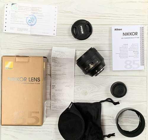 Nikon AF-S nikkor 85mm f/1.8G