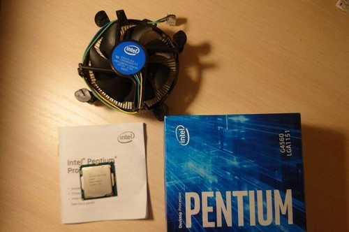 Процессор Intel Pentium G4560 Box+куллер LGA 1151