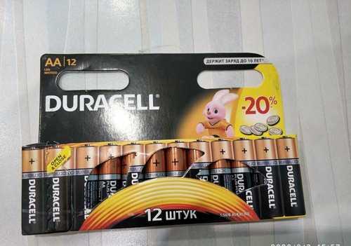 Батарейки duracell AA (пальчиковые)