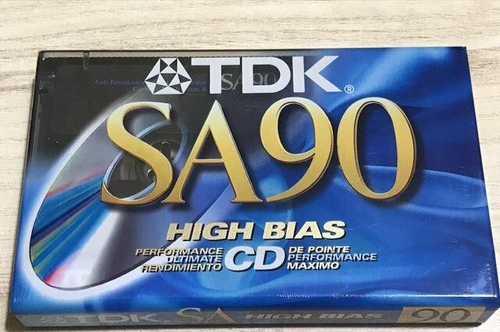 Аудиокассета TDK SA90 1997 год новая