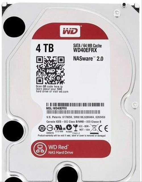 HDD 4TB WD Red WD40efrx б/у