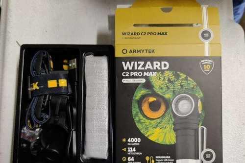 Армитек c2 pro max. Wizard c2 Pro Max. Wizard c 2 Pro Max зарядка. Armytek Blizzard c2 Pro Max. Таблица фонарь Wizard c2 Oro Max.