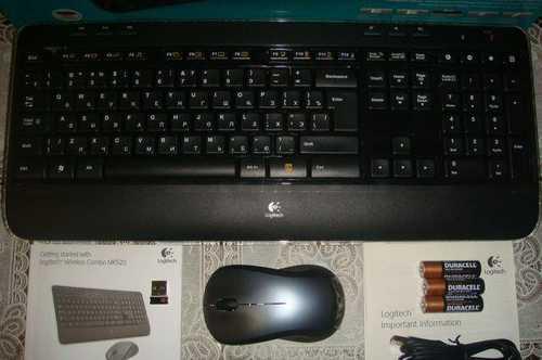 Комплект клавиатура и мышь Logitech MK520