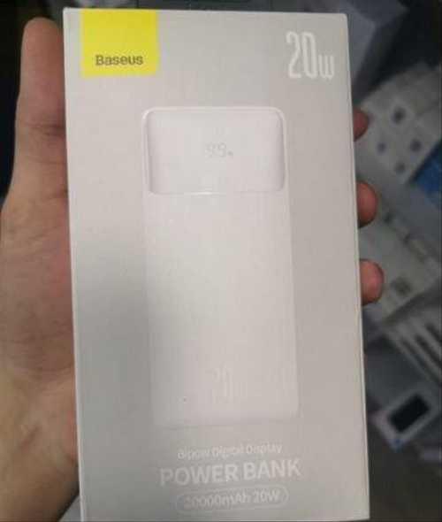 Power bank 20000mAh 20W Белый
