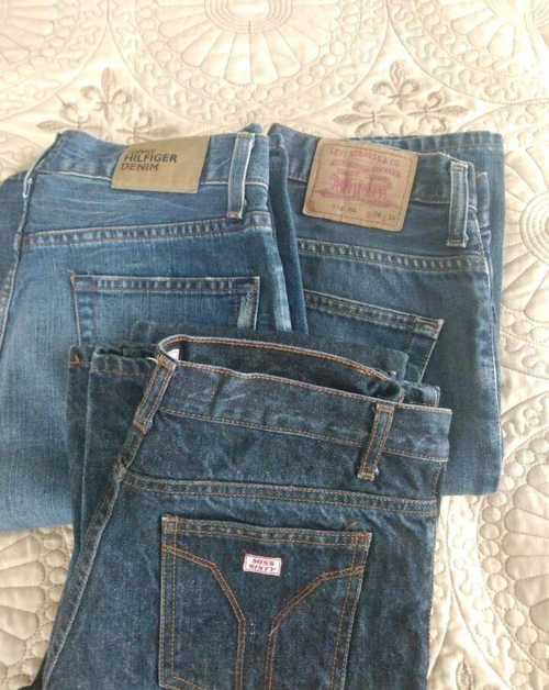 Фирменные джинсы Levi's, Tommi hilfiger,Miss sixty